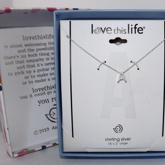Love This Life | Jewelry | Love This Life Sterling Silver Crystal ...